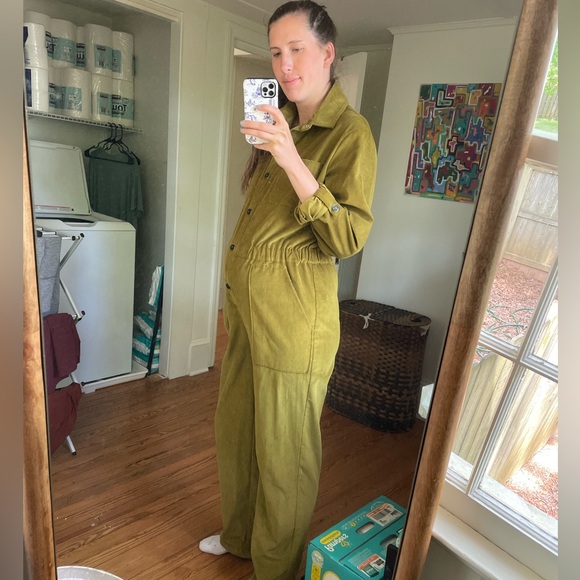 Vanessa Seward | Pants & Jumpsuits | Venessa Seward Tall Corduroy Green ...